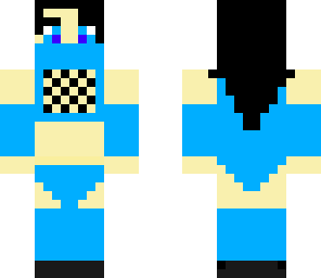 Kitana mortal kombat | Minecraft Skin