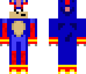 Shadic the hedgehog | Minecraft Skin