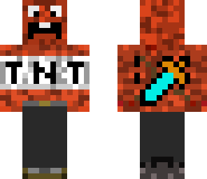 TNT man FIXED | Minecraft Skin