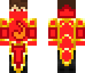 The Master Fire Wizard | Minecraft Skin