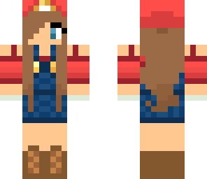 Mario girl | Minecraft Skin