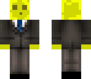 slime amarillo y con traje | Minecraft Skin