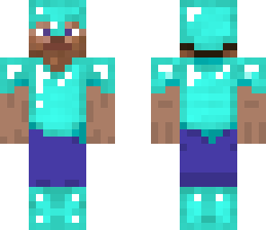 Diamond Armoured Steve | Minecraft Skin