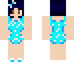 Blue Bathing Suit Girl | Minecraft Skin