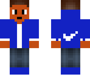 Blue Nike | Minecraft Skin