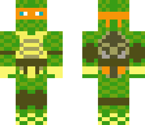Mikey Turtle Minecraft Skins