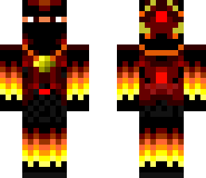 Fiery Ninja | Minecraft Skin