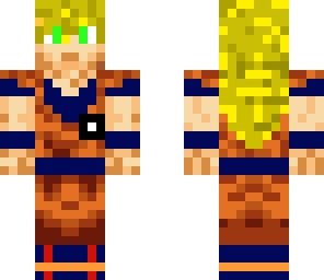 Ssj3 Goku | Minecraft Skin