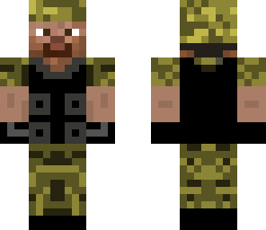 military steve | Minecraft Skin
