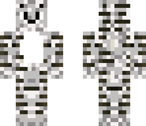edited white tiger | Minecraft Skin