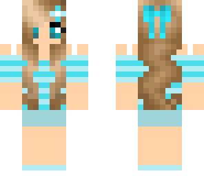 Blue Bows | Minecraft Skin