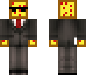 Pizza in suit | Minecraft Skin