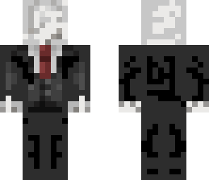minecraft slender man | Minecraft Skin