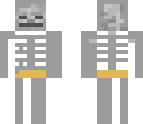 skeleton in diapers | Minecraft Skin