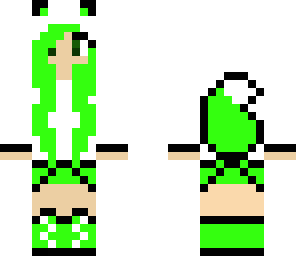 Green Wolf | Minecraft Skin