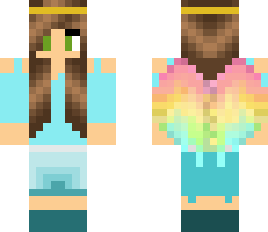 the blue angel | Minecraft Skin