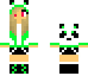 green panda | Minecraft Skin
