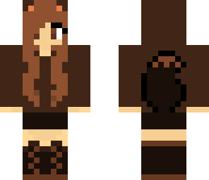 dog girl | Minecraft Skin