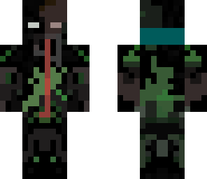 left 4 dead smoker | Minecraft Skin