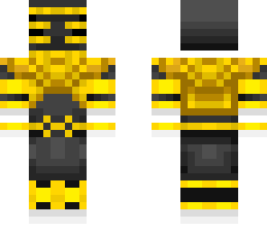 Zeo Ranger Gold Power Rangars | Minecraft Skin