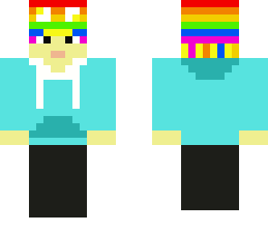 boy with squid hat | Minecraft Skin