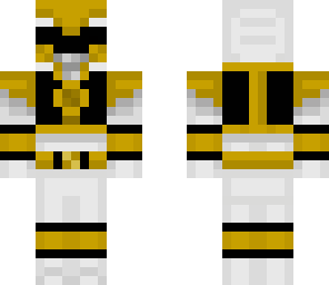White power mighty morphing power ranger | Minecraft Skin
