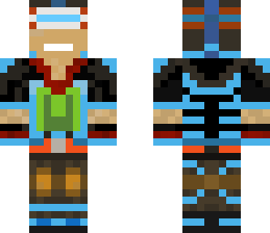 Sci-fi cool guy version more coller 3 | Minecraft Skin