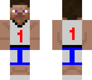 Basketball player Steve | Minecraft Skin