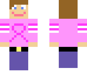 Cancer Awareness Ribbon Minecraft Skins