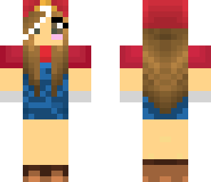 mario girl | Minecraft Skin