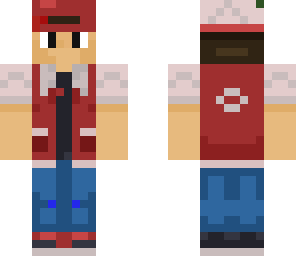 pokemon trainer red | Minecraft Skin