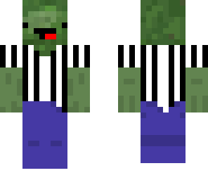 Derp Zombie Referee | Minecraft Skin