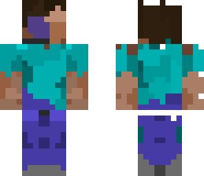 Diamond Distortion Steve | Minecraft Skin