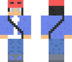 Pokemon X and Y Calem | Minecraft Skin