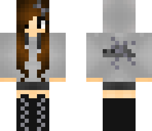 Silverfish girl | Minecraft Skin