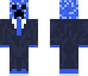 Blue Creeper Head | Minecraft Skins