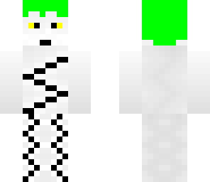 White Zetsu clone | Minecraft Skin
