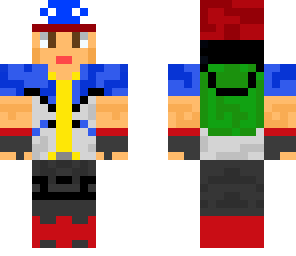 Ash Unova version | Minecraft Skin