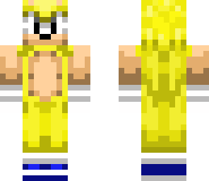super sonic HD | Minecraft Skin