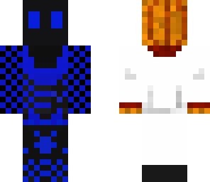 Black And Blue | Minecraft Skin