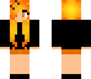 blaze girl | Minecraft Skin