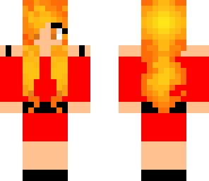 Lava Girl | Minecraft Skin