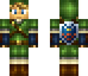 The Legend of Zelda Wind Waker HD LINK | Minecraft Skin