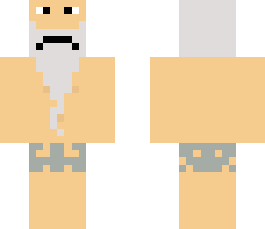 Old man stranded | Minecraft Skin
