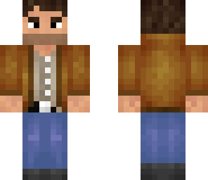 Guy in Brown Leather Jacket | Minecraft Skin