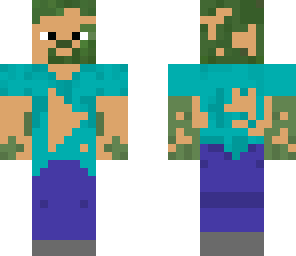 Half Human Half Zombie | Minecraft Skins