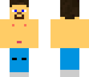 shirtless steve | Minecraft Skins