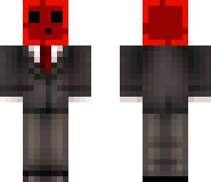 Tuxedo Red Slime | Minecraft Skin