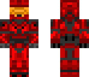 red master chief | Minecraft Skin