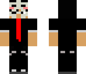 Guy wearing an anonymous mask | Minecraft Skin